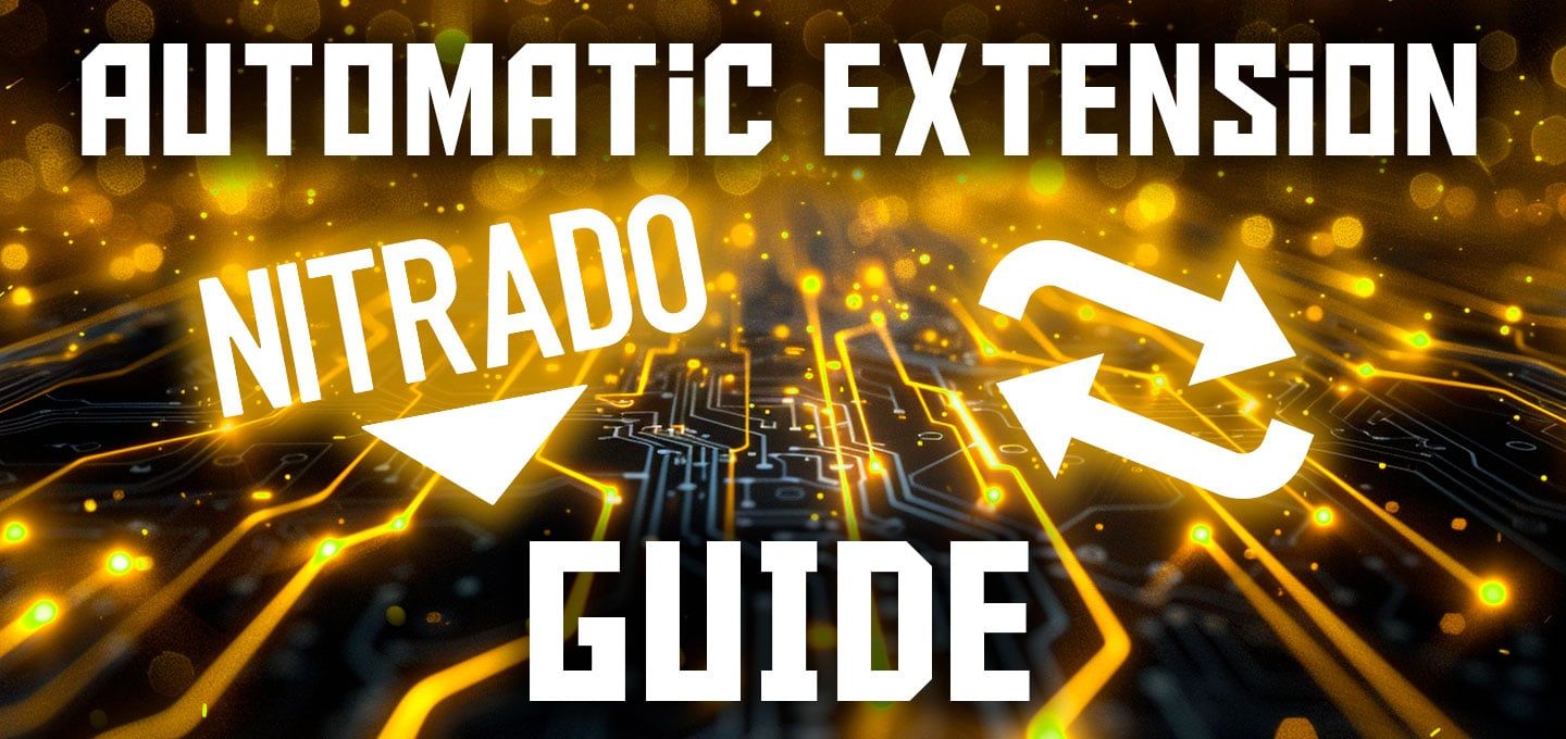 Automatic Extension of a Nitrado Server | NITRADO