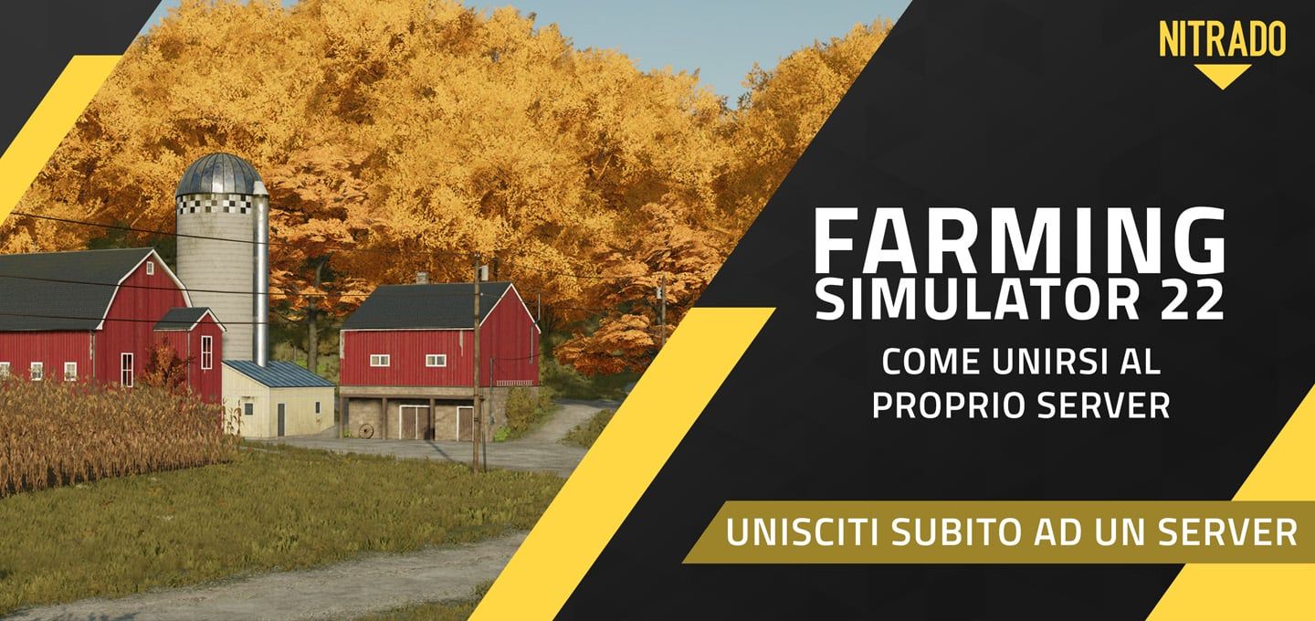 Unirsi al server di Farming Simulator 22 | NITRADO