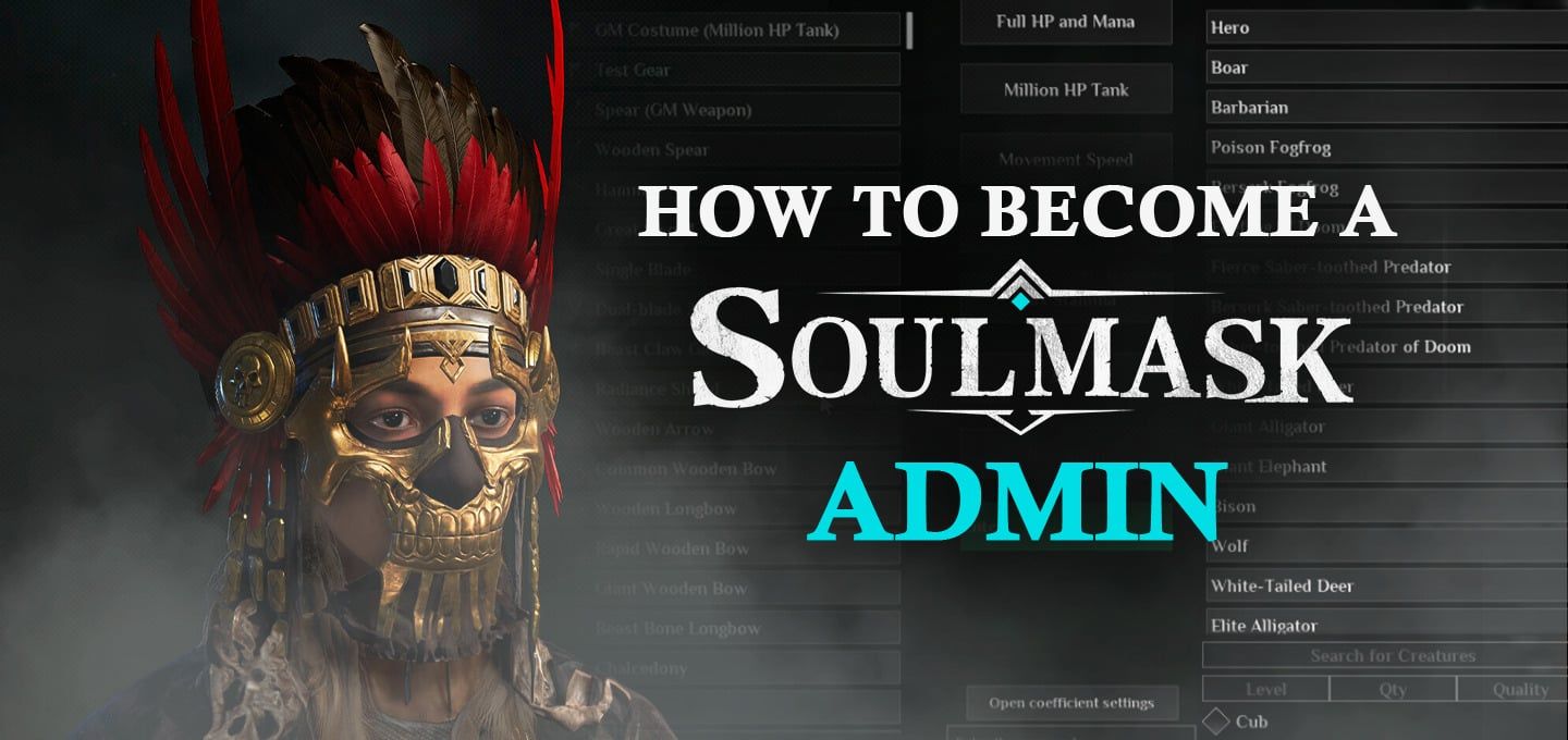 How to Become an Admin on Your Soulmask Server | NITRADO