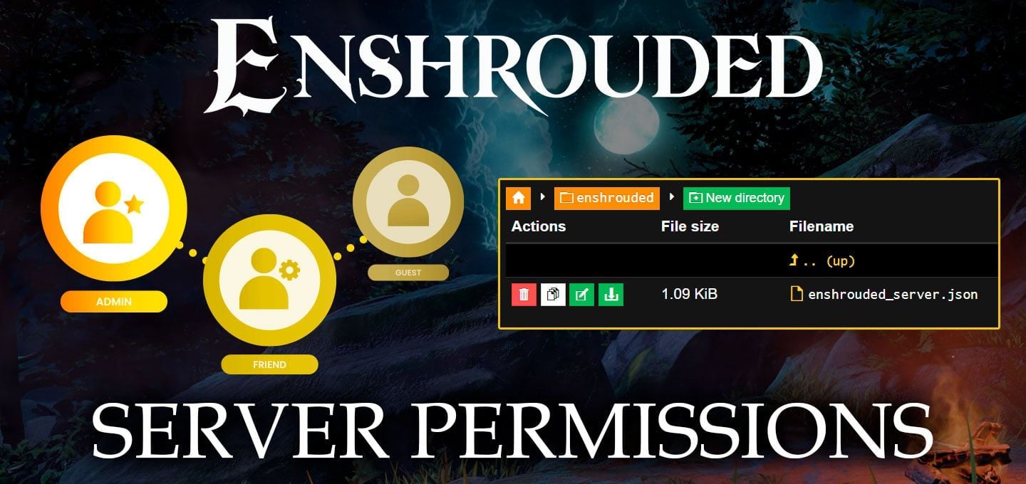 Enshrouded Server Permissions Configuration Guide | NITRADO
