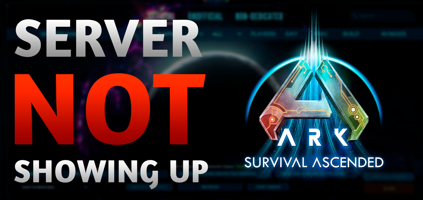 Nitrado ARK Server Not Showing Up | NITRADO