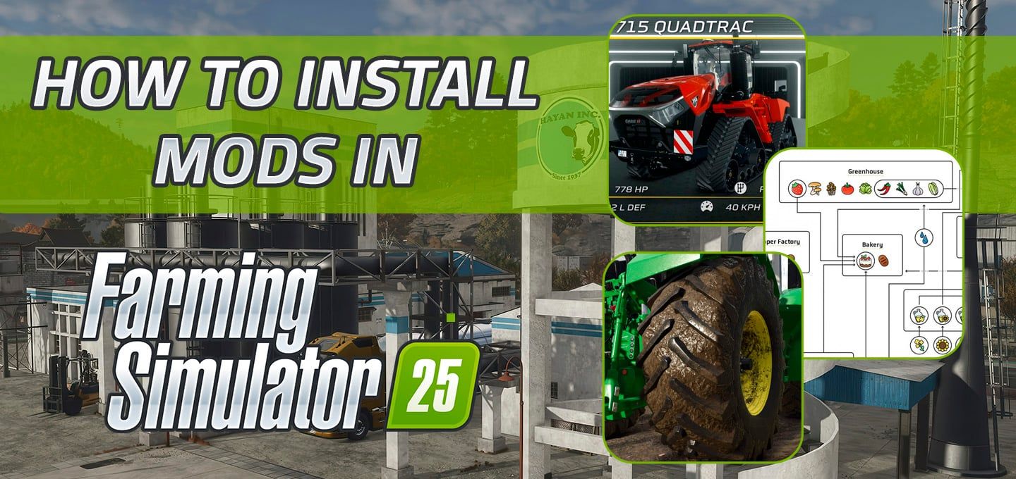 How to Install Farming Simulator 25 Mods | NITRADO