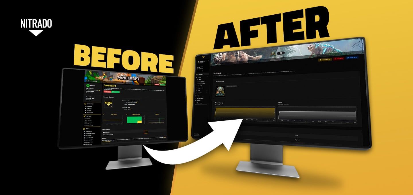 New Improved Webinterface at Nitrado | NITRADO